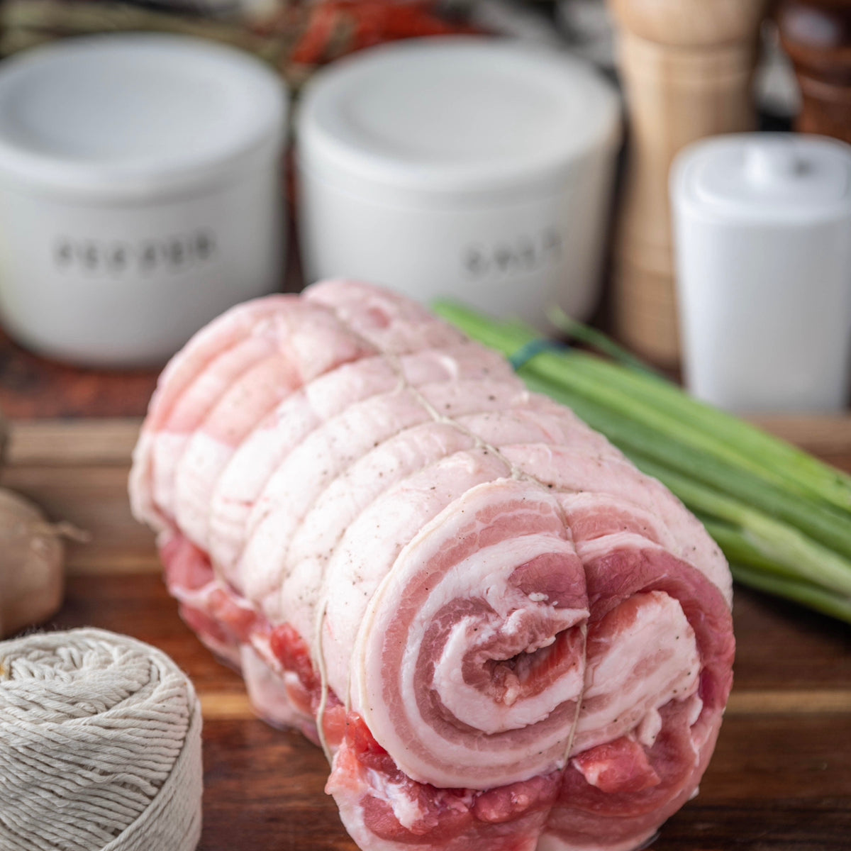 Signature Taste Pork Belly Roast String Tie 1Kg - Chilled — Master Grocers